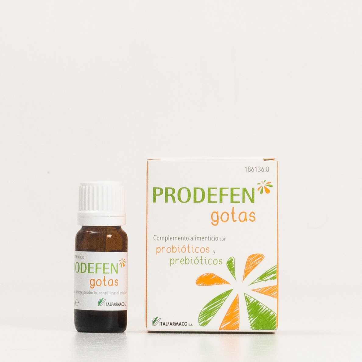 Prodefen Gotas complemento para el sistema digestivo.